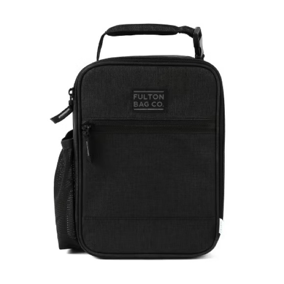 Bags | New Fulton Bag Co Upright Lunch Bag Black | Poshmark